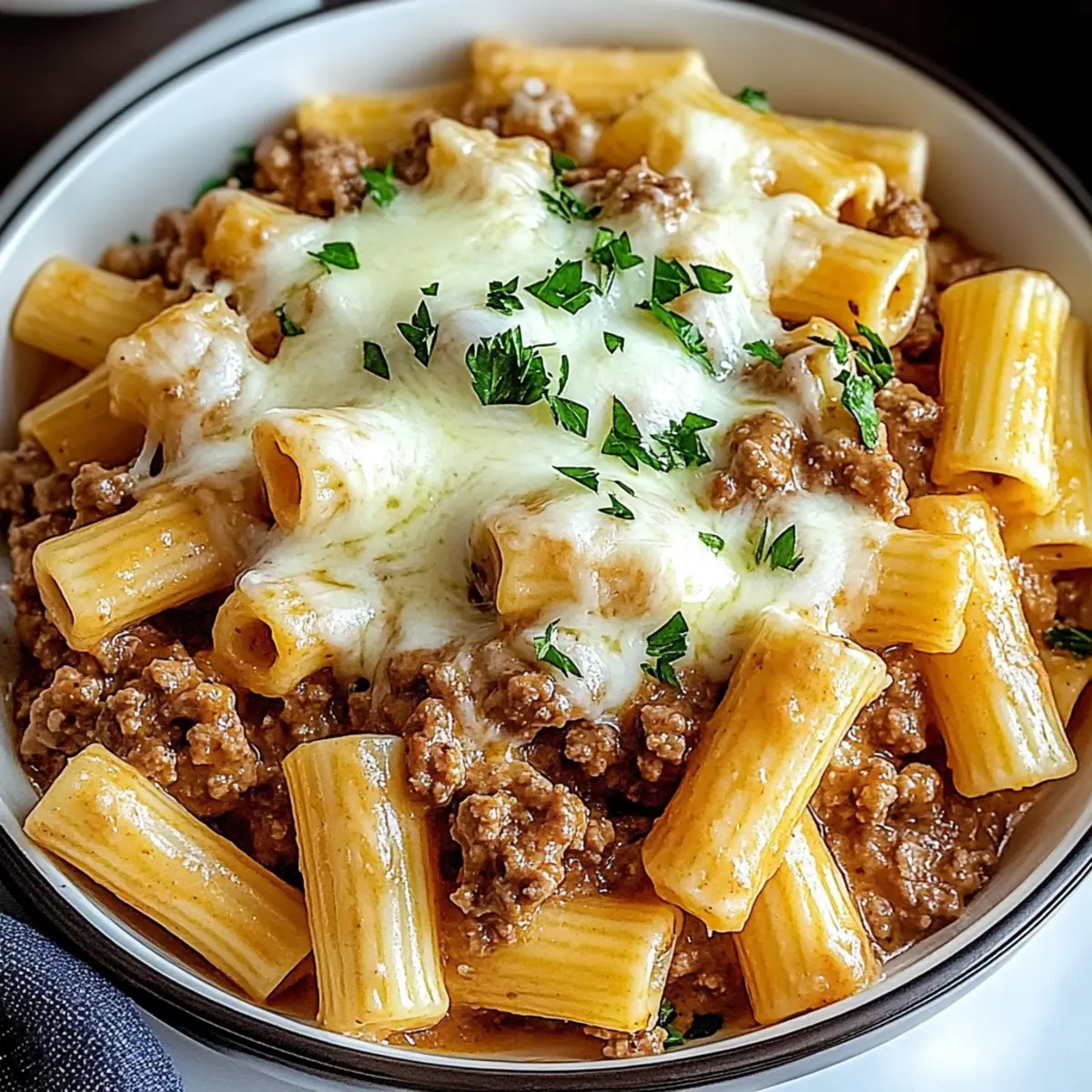 Easy Creamy Parmesan Beef Rigatoni – A Delicious Comfort Food