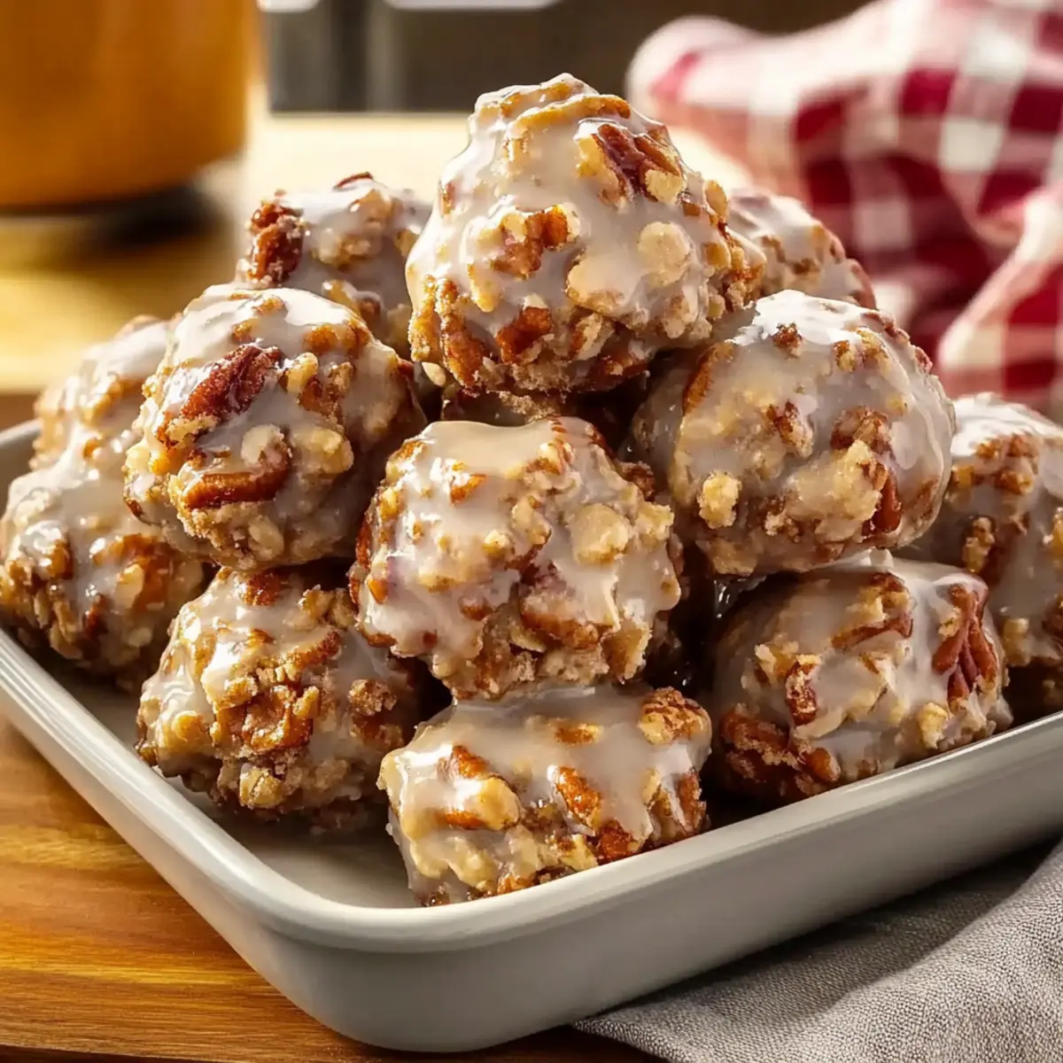 Pecan Crunch Glazed Bites: The Irresistible No-Bake Delight