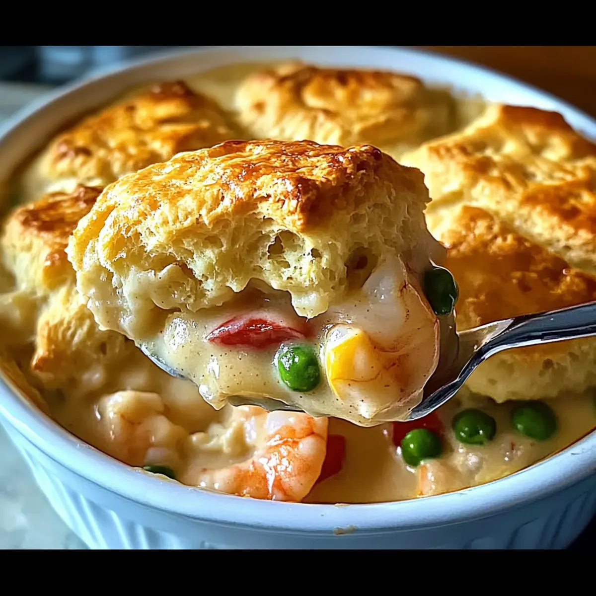 Irresistible Cheddar Bay Biscuit Seafood Pot Pie: A Comfort Dish