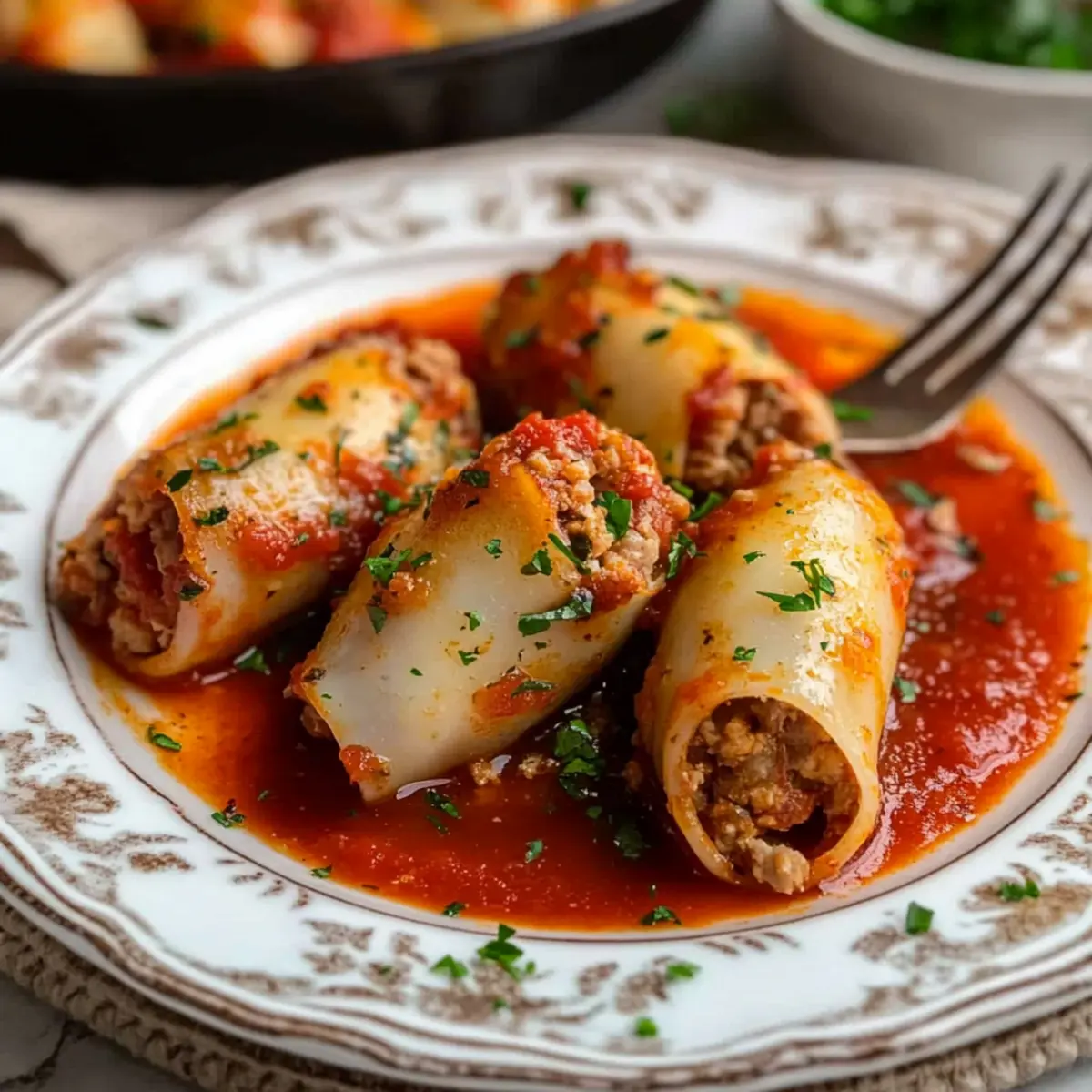 Irresistible Baked Italian Stuffed Calamari: A Delicious Family Dinner