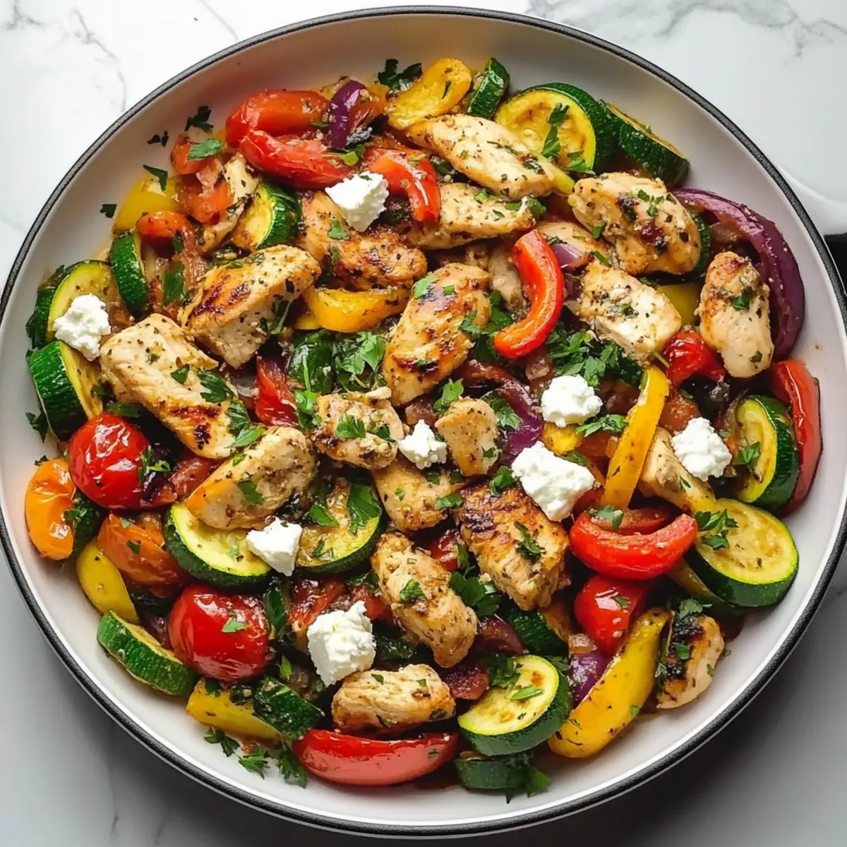 Easy Mediterranean Chicken Stir Fry: Quick & Delicious Dinner